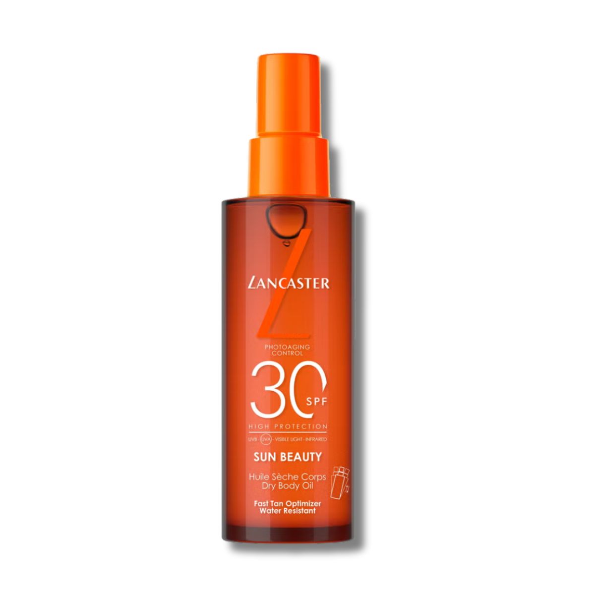 Lancaster Sun Beauty Satin Dry Oil Fast Tan Optimizer for Body SPF30 1 ...