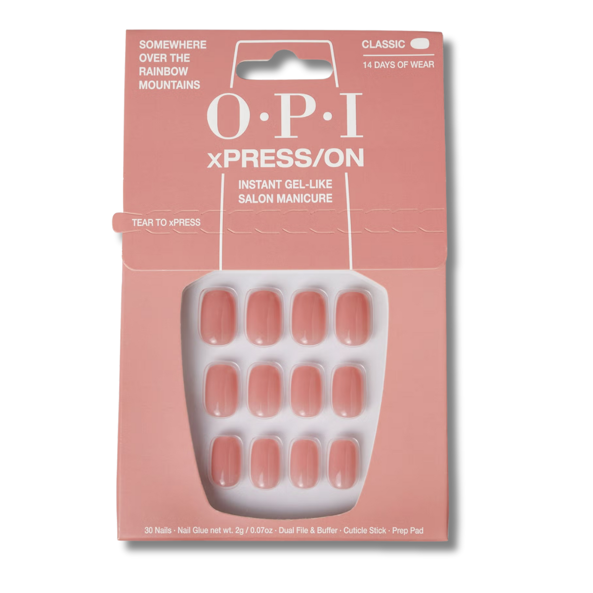 OPI xPRESS/ON - Somewhere Over the Rainbow Mountains Press On Nails Ge ...