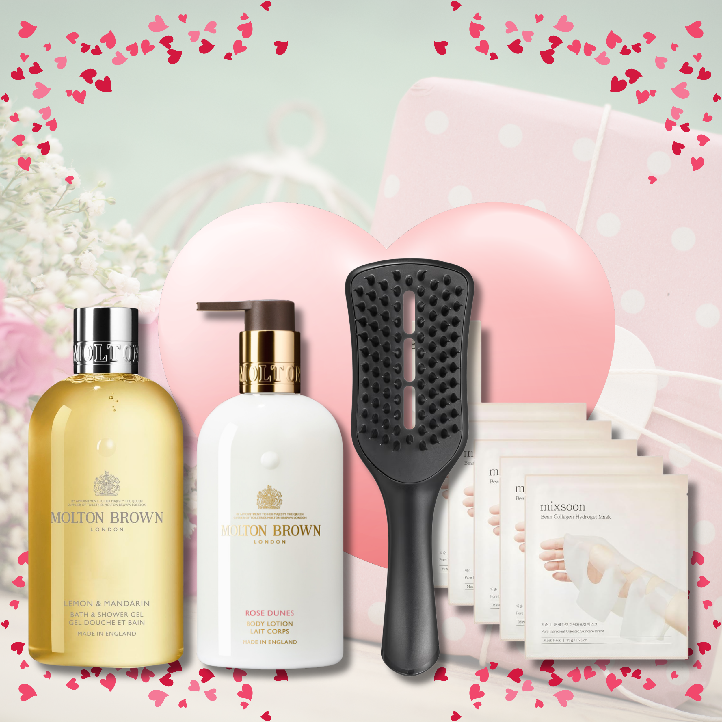 Luxury Mother’s Day Pamper Gift Set – Molton Brown Bath & Body, Tangle ...