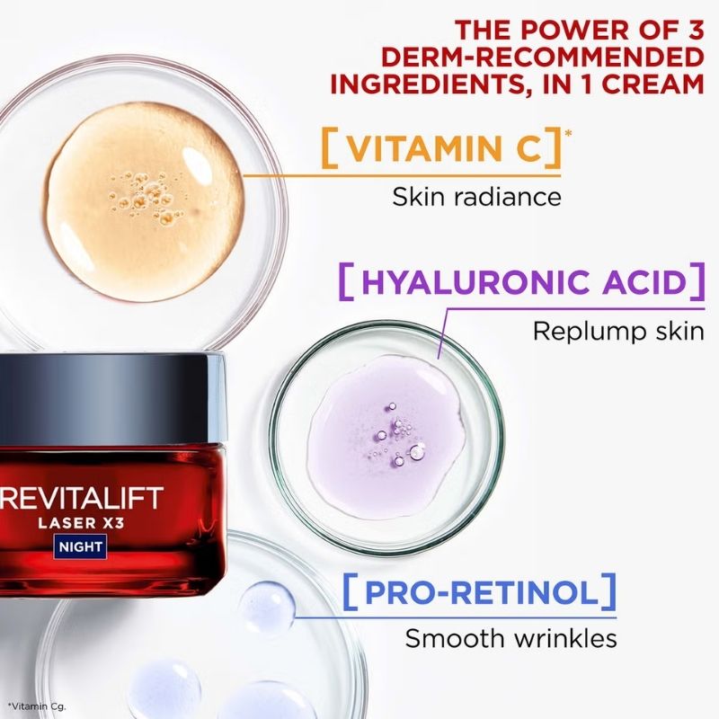 L'Oréal Paris Revitalift Laser Renew Night Cream 50ml – Beaut Flo