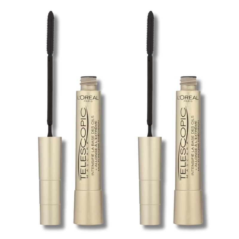 L'Oreal Paris Telescopic Mascara Duo Bundle - Black – Beaut Flo